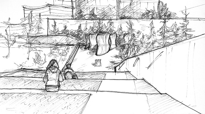 architectural sketches - Alexa Rhoads - Architecture Portfolio